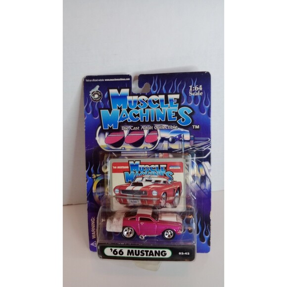 Muscle Machines | Toys | 202 Muscle Machines 66 Mustang 64 Diecast Pink ...